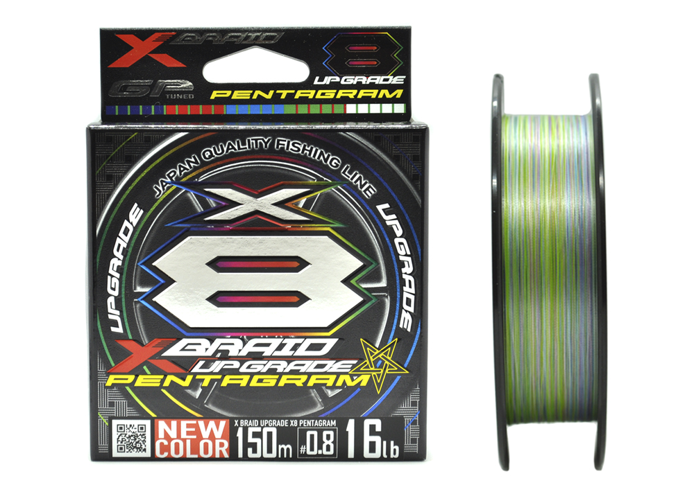 Плетёный шнур YGK X-Braid Upgrade X8 Pentagram #0.8/16lb 150m - купить ...